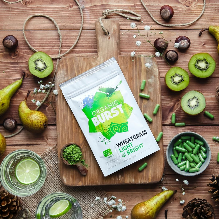 Wheatgrass by Organic Burst® - Capsules & Powder
